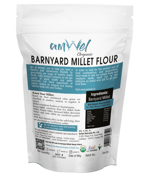 Buy Organic Barnyard Millet Flour /samak atta at lowest price by amwel ...